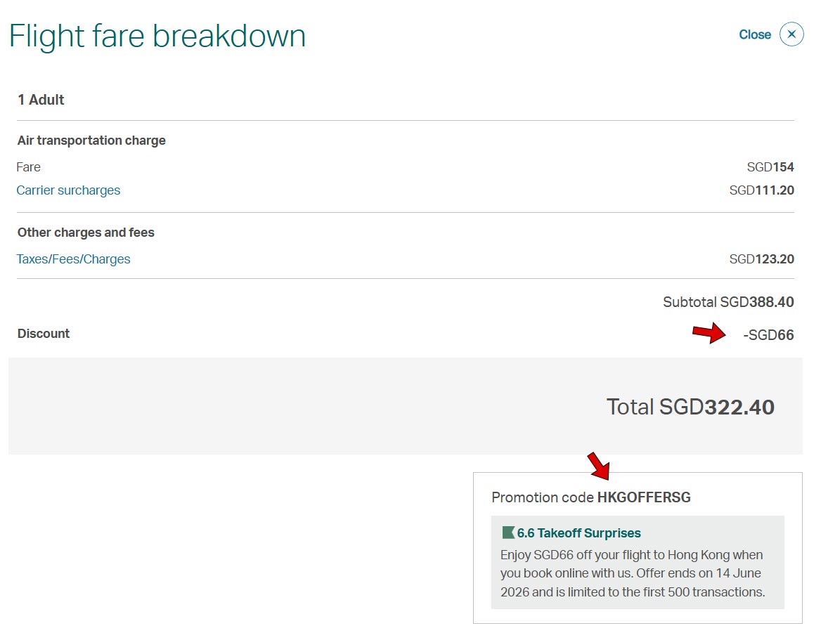 Cathay Pacific 6.6 Takeoff Surprises 2026: Promo Codes Updated Daily